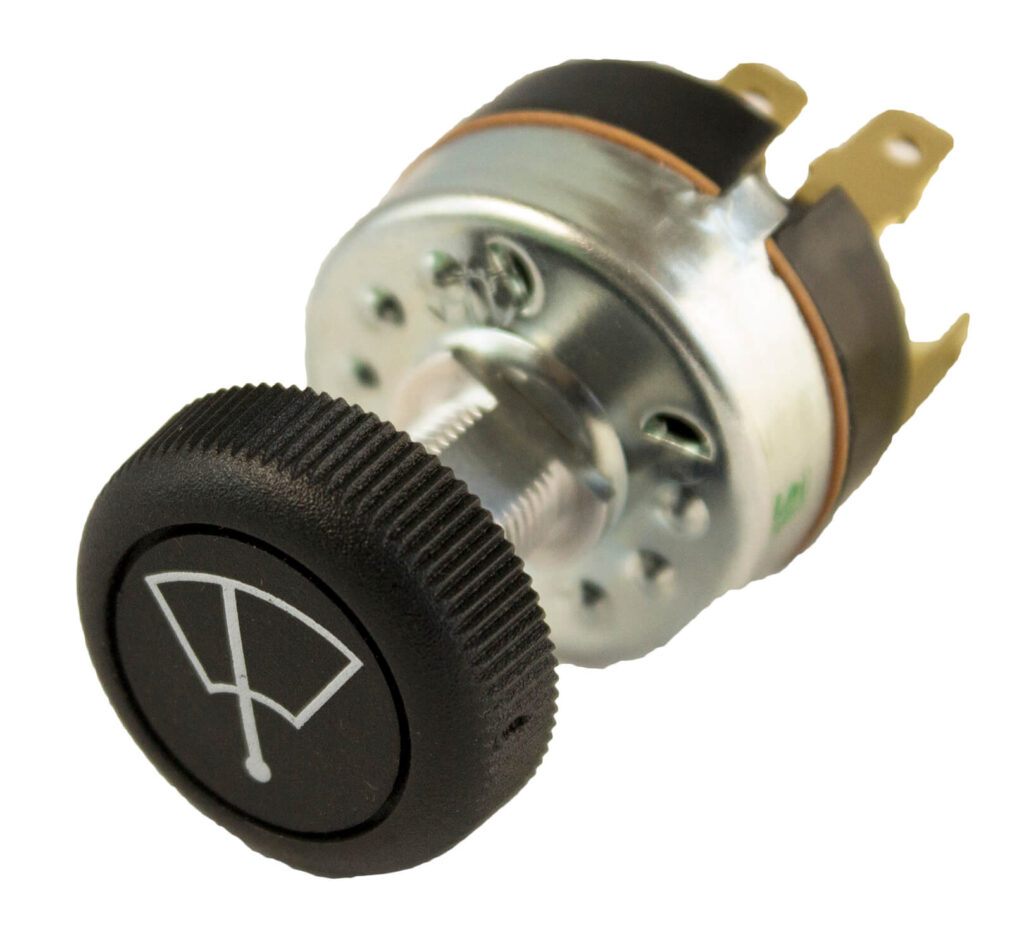 Twist Knob Switch for Two-Speed Wiper Motors - AM Equipment